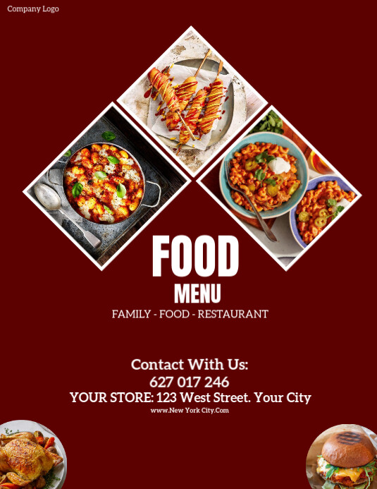 Copy of Food Menu | PosterMyWall