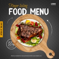 Food Sale Menu Template | PosterMyWall