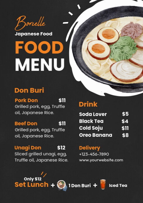Copy of Food Menu | PosterMyWall