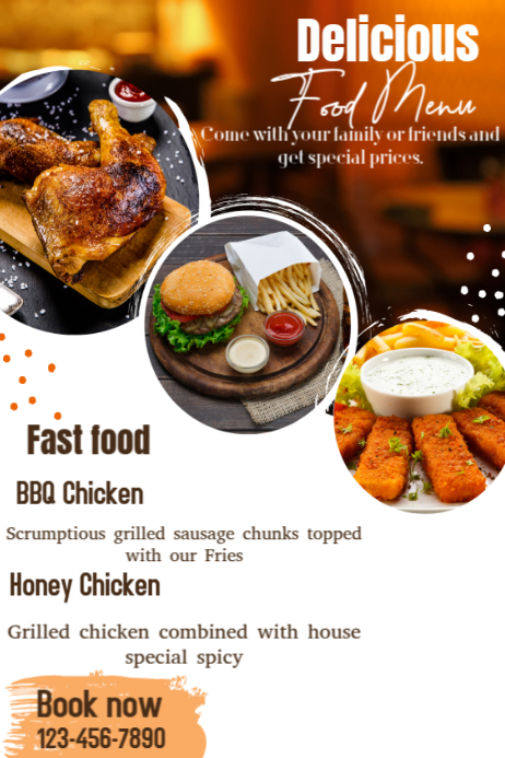 food menu Template | PosterMyWall