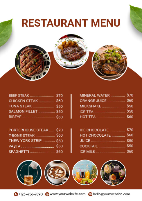 Copy of Food Menu | PosterMyWall