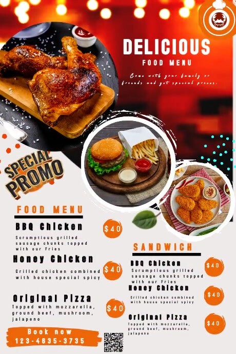 Copy of Food Menu | PosterMyWall