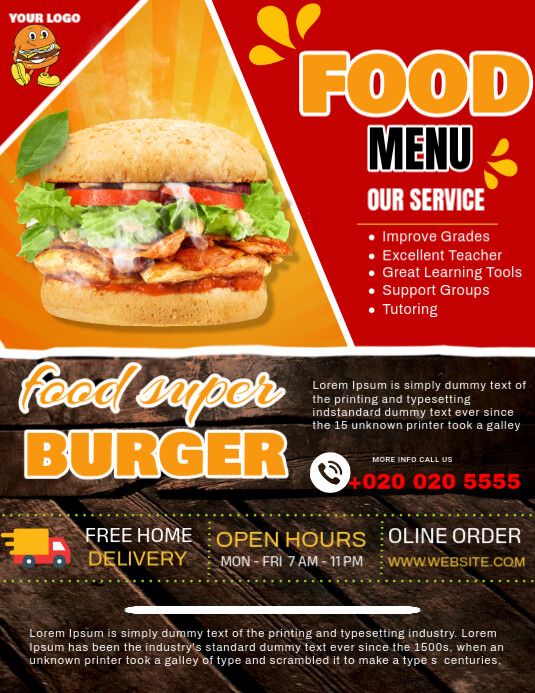 Copy of FOOD MENU | PosterMyWall