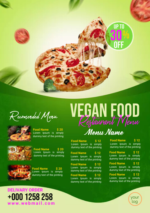 Food Menu Template | PosterMyWall