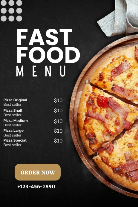 Copy of Food Menu | PosterMyWall
