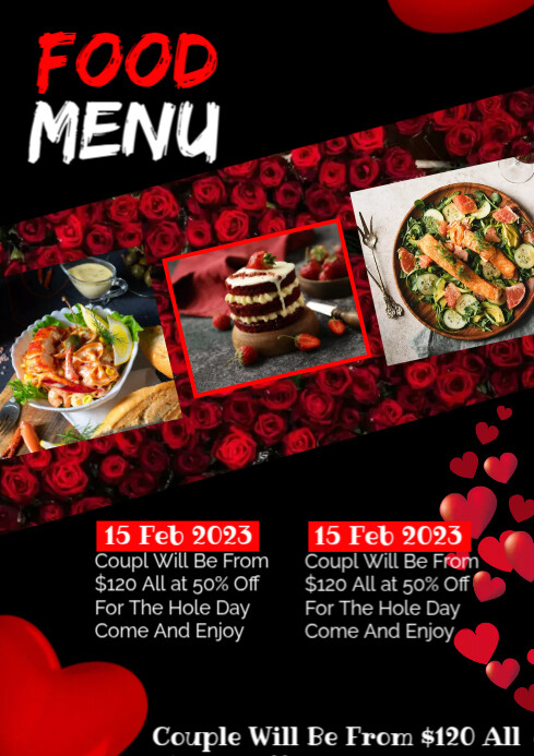 Food Menu Flyers Template | PosterMyWall