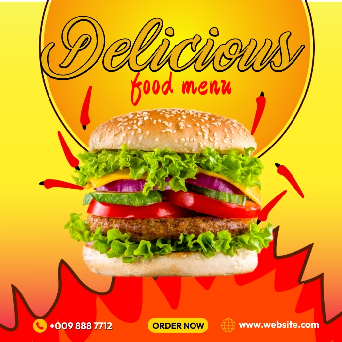 Food Menu Flyers Template | PosterMyWall