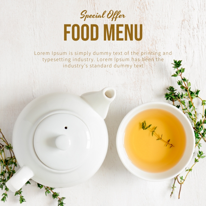 Food menu Instagram Template | PosterMyWall