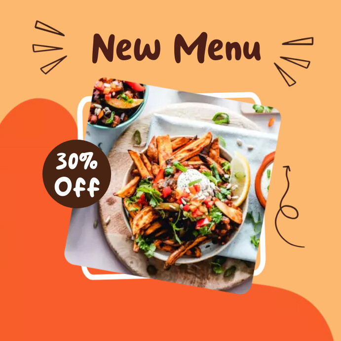 food menu instagram post template | PosterMyWall