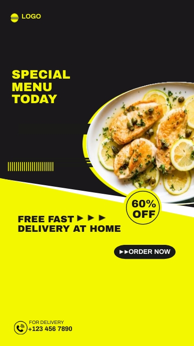 Food Menu Instagram Story Template | PosterMyWall