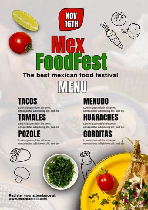 Food Menu Offer Template | PosterMyWall