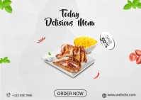 Menu A6 Template | PosterMyWall