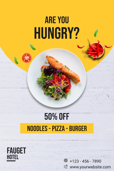 Poster Menu Makanan Templat | PosterMyWall