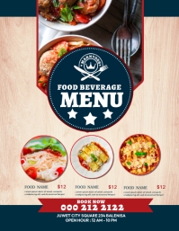 Food Menu Ads Template | PosterMyWall