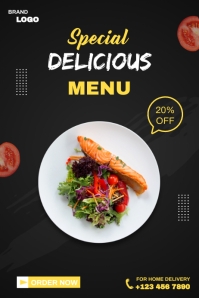 Menu Food Banner Template | PosterMyWall