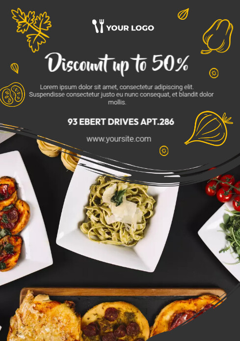 Food Menu Poster Template | PosterMyWall