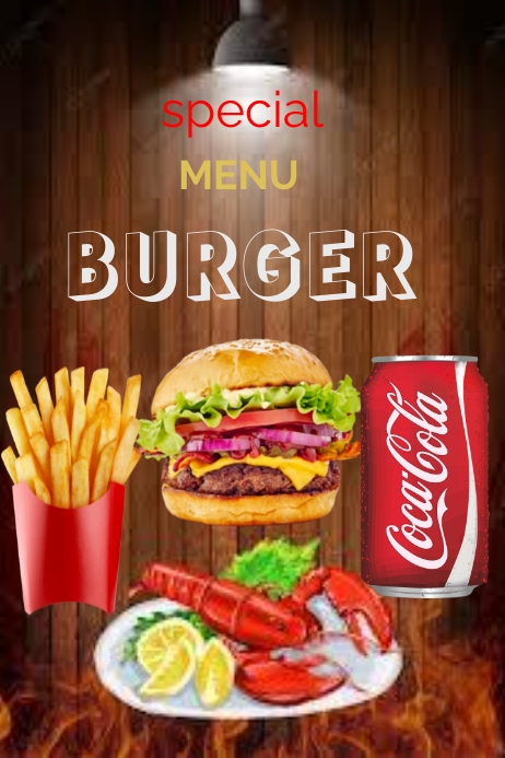 Food menu poster tamplate Template | PosterMyWall
