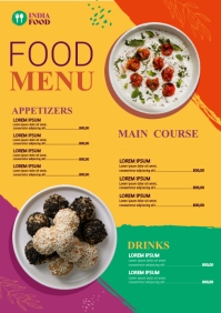 Fast Food Menu Template | PosterMyWall