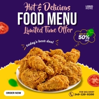 Menu Promo Template | PosterMyWall