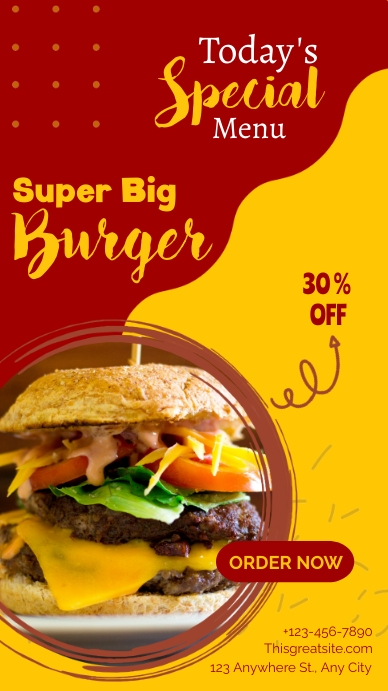 Food Menu Special Template | PosterMyWall