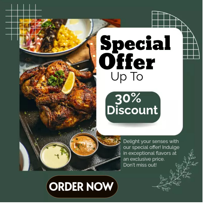 Food Menu Special Offer Template | PosterMyWall