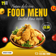 Food Menu Ads Template | PosterMyWall