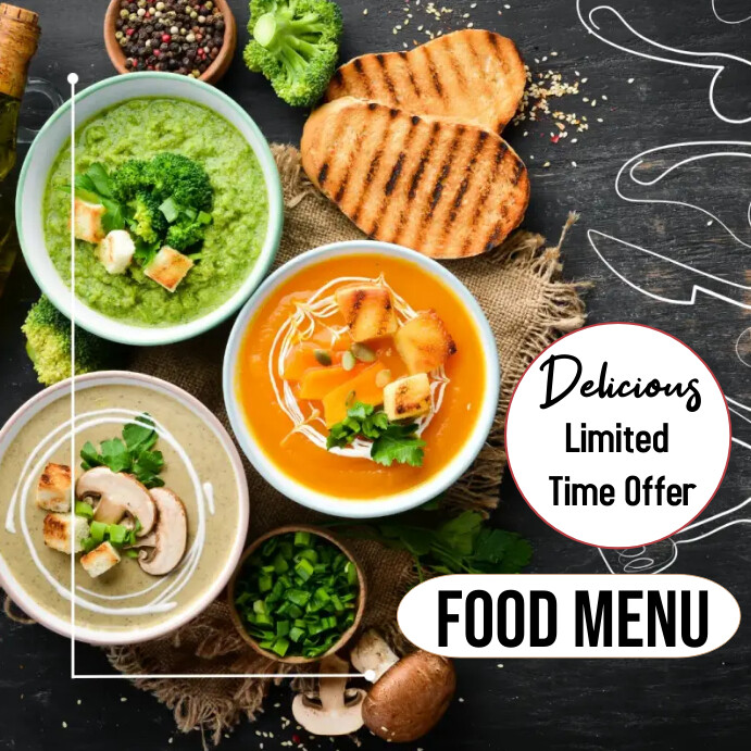 Food menus Template | PosterMyWall