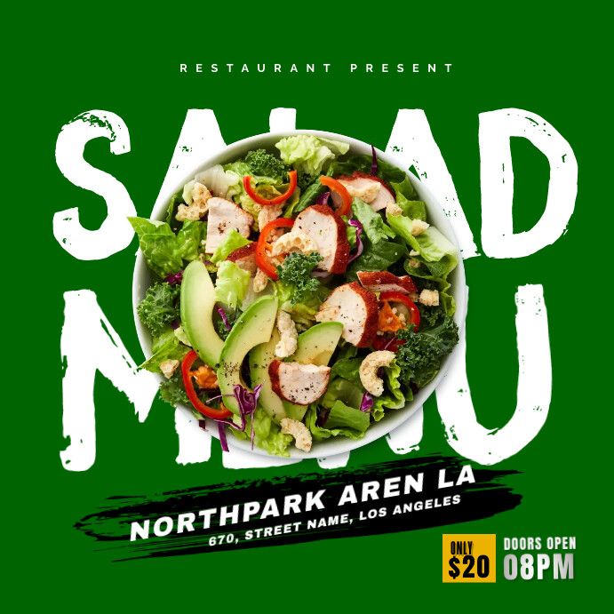 FOOD MENUS Template | PosterMyWall