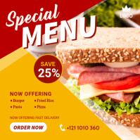 Food Offer Banner Design Template | PosterMyWall