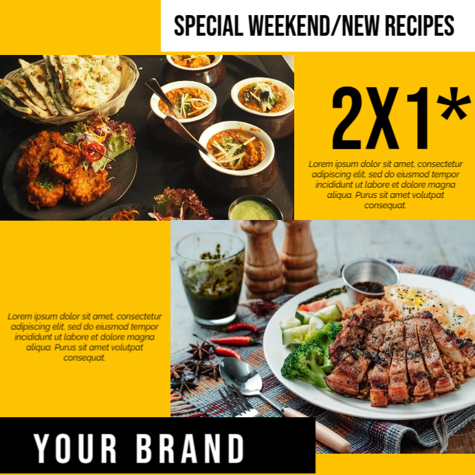 Copy of Food Offer | PosterMyWall