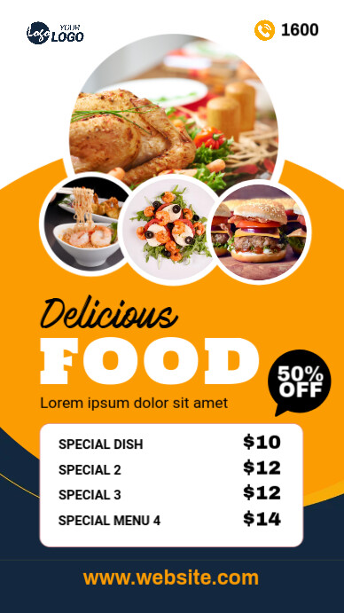 Food Offer Design Template | PosterMyWall