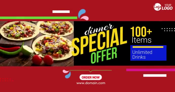 Food Offer Facebook Image Template | PosterMyWall
