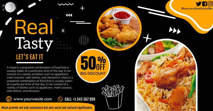 FOOD OFFER FLYER TEMPLATE | PosterMyWall