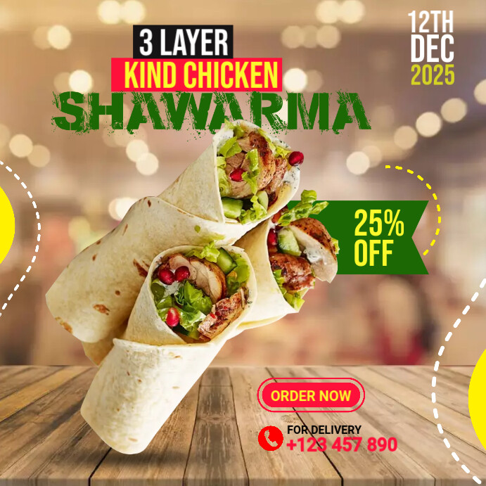 Food Offer Post Template | PosterMyWall