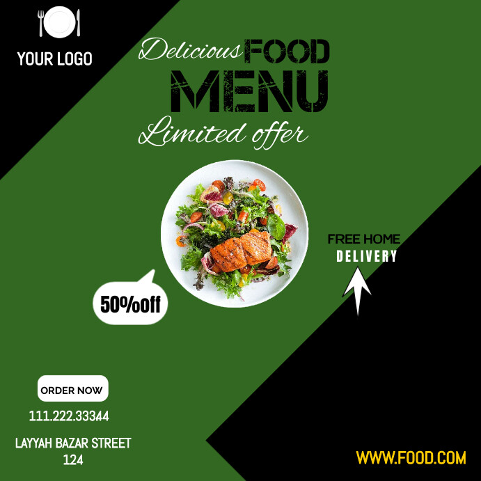 FOOD POINT เทมเพลต | PosterMyWall