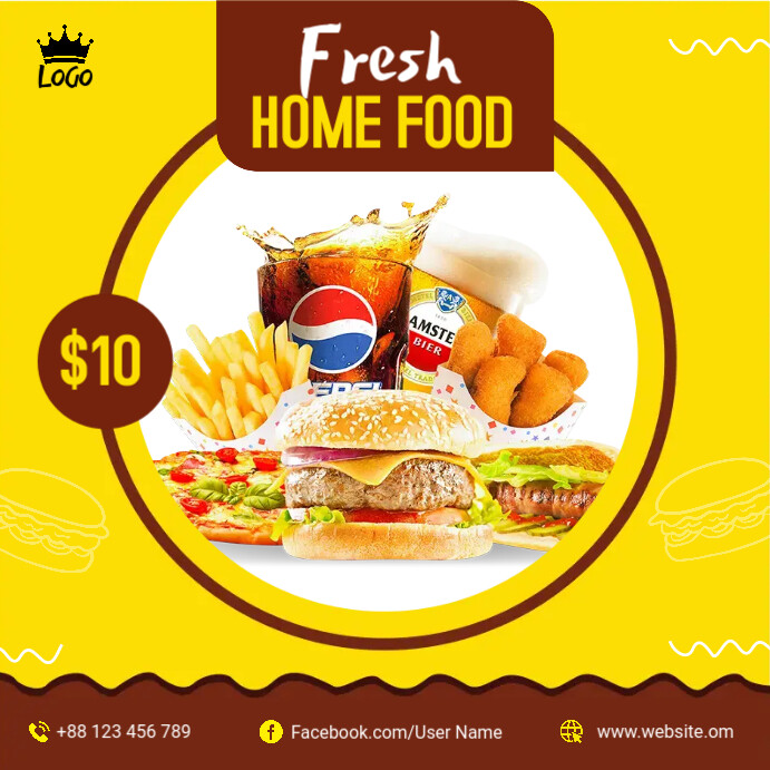Food post Template | PosterMyWall