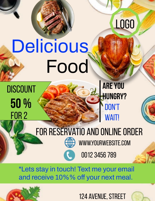 FOOD POSTER ADS TEMPLATE | PosterMyWall
