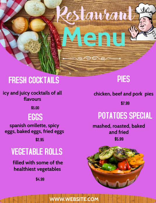 Food poster Template | PosterMyWall