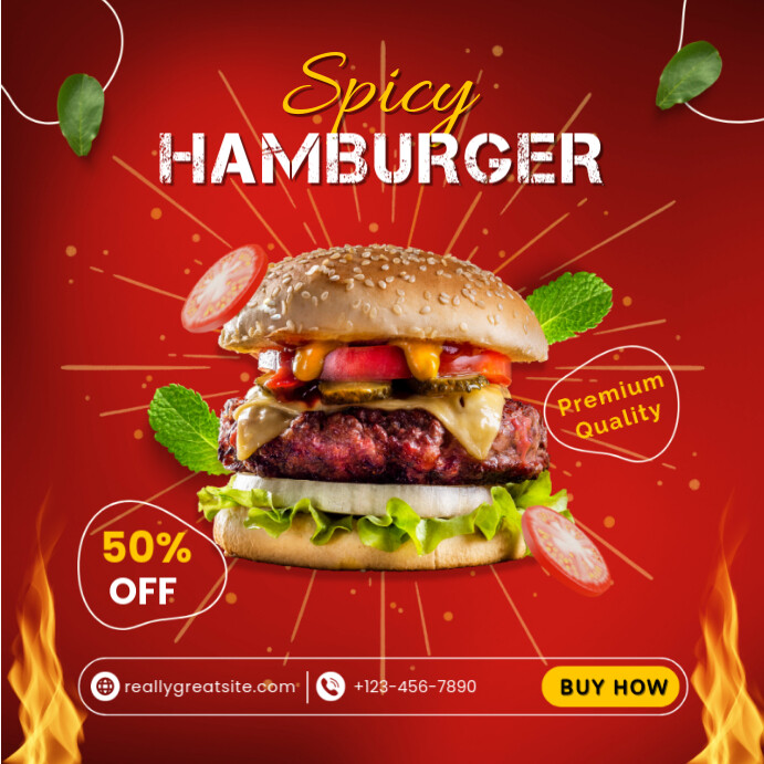 Food Poster Instagram Post Template | PosterMyWall