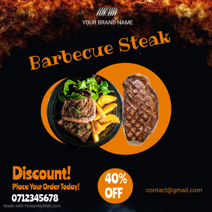 Food poster template | PosterMyWall