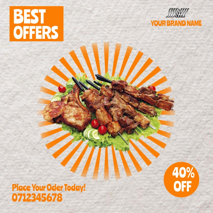 Copy of Food poster template | PosterMyWall