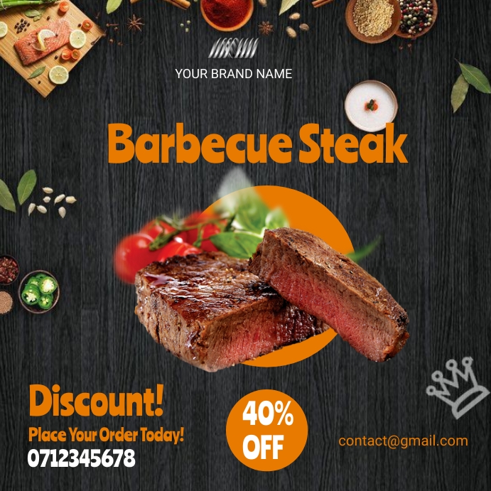 Food poster template | PosterMyWall