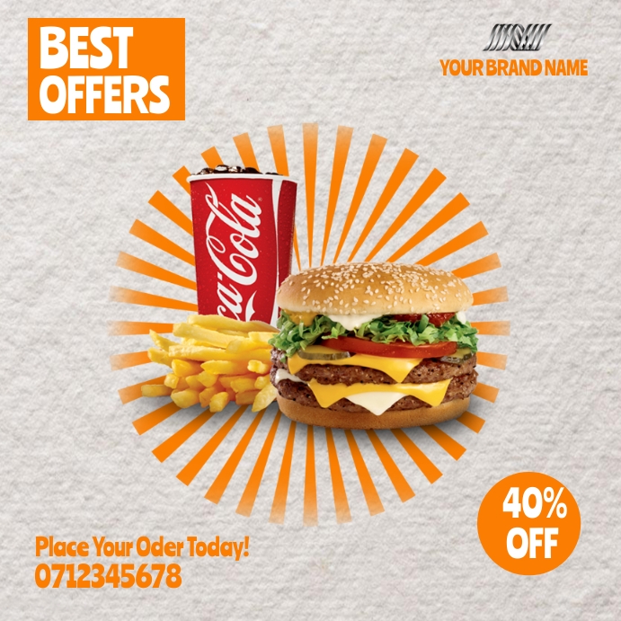 Food poster template | PosterMyWall