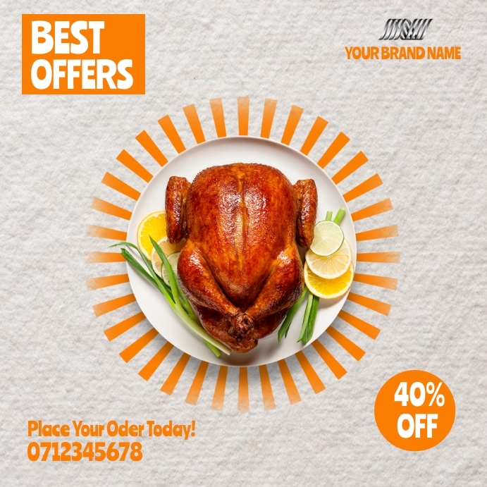 Food poster template | PosterMyWall