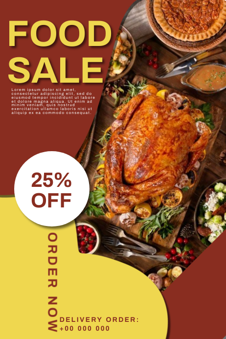 Copy of FOOD POSTER.E | PosterMyWall