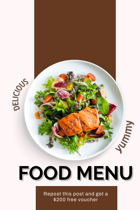 FOOD POSTER.E Template | PosterMyWall