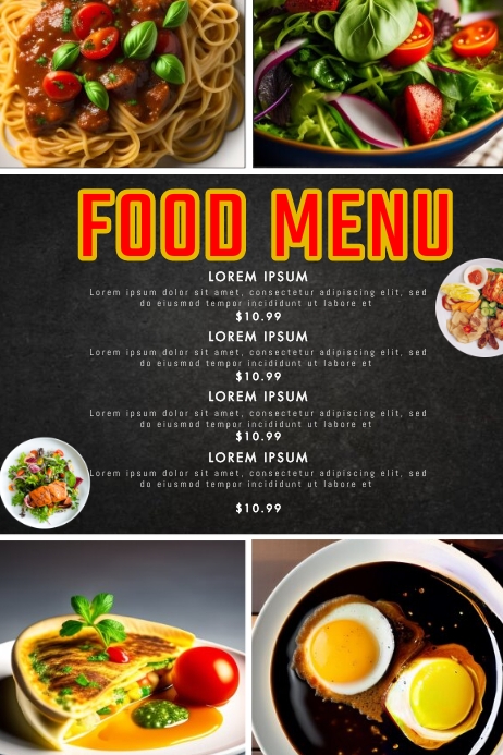 FOOD POSTER.E Template | PosterMyWall