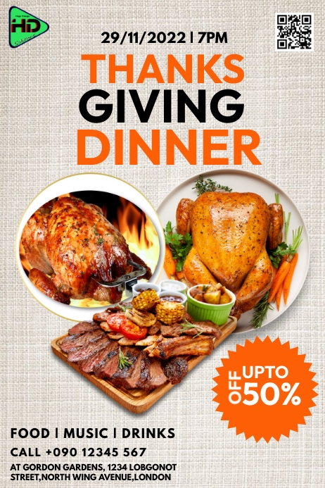 FOOD POSTER.E Template | PosterMyWall