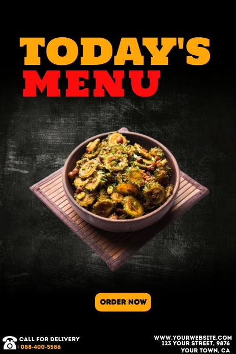 Copy of FOOD POSTER.E | PosterMyWall