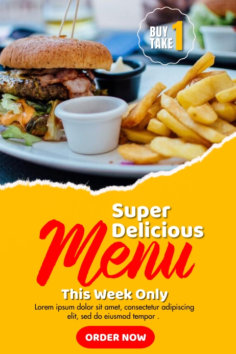 FOOD POSTER.KC Template | PosterMyWall